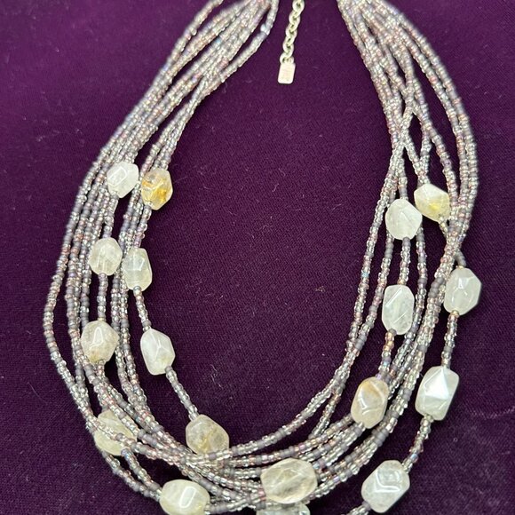 Peyote Bird | Jewelry | Peyote Bird Sterling Multistrand Seed Bead ...